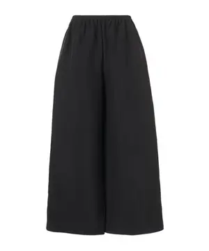 THE ROW Bellana Silk Wide-leg Pants - Black