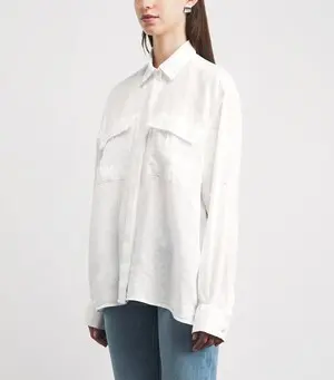 7 For All Mankind Linen Patch Pocket Shirt