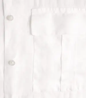 7 For All Mankind Linen Patch Pocket Shirt