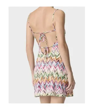 Missoni Lace And Zigzag Motif Mini Dress