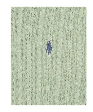 Polo Ralph Lauren Cable-knit Embroidered Polo Sweater