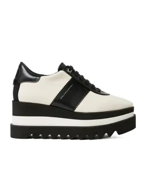 Stella McCartney Platform Lace-up Sneakers - Black