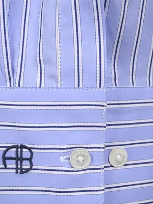 ANINE BING Striped Button-up Shirt