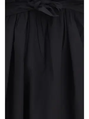 GANNI Stretch Tie Strap Midi Dress