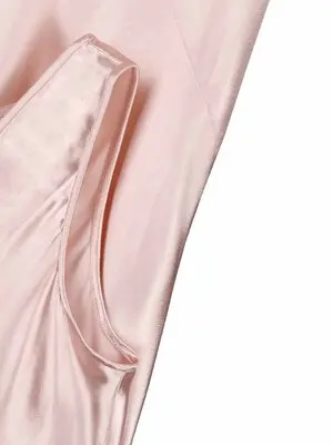 Miu Miu Sleeveless V-neck Midi Dress