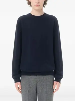 Valentino Garavani Vlogo Embroidered Wool Sweater