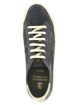 Brunello Cucinelli Suede Lace-up Sneakers