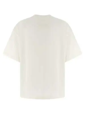 JIL SANDER Oversized Logo Print Cotton T-shirt