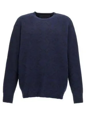 Givenchy Logo Embroidered Wool Blend Sweater