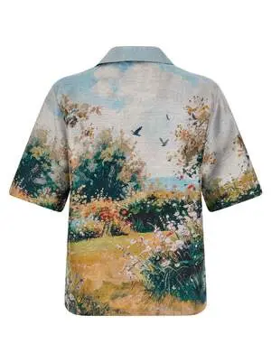 Amiri Chateau Fountain Camp' Shirt