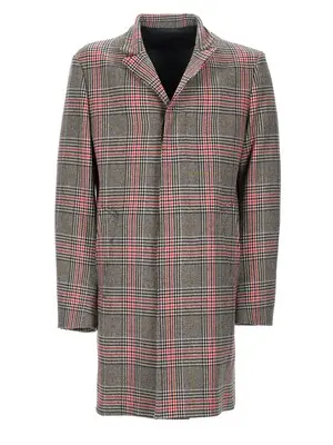 Brian Dales Wool Coat - Multicolour