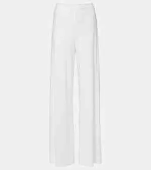 Norma Kamali Jersey Wide-leg Pants
