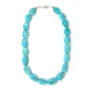 SHAR OKE Shar Oke Green/Silver Amazonite Necklace