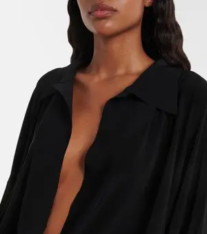 Norma Kamali Oversized Jersey Bodysuit