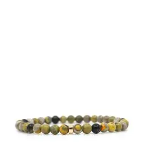 SHAR OKE Bumble Bee Jasper Bead Bracelet