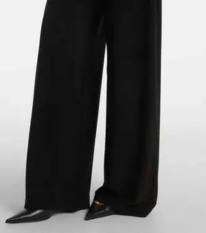 Norma Kamali Turtleneck Wide Leg Jumpsuit