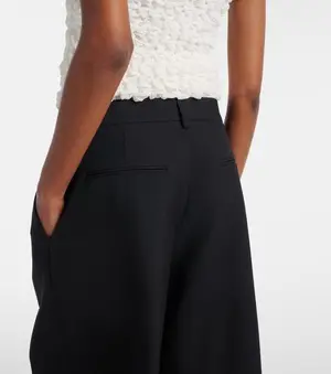 Khaite Auggie Virgin Wool Bermuda Shorts
