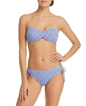 CHANGE OF SCENERY Loryn Twist Bandeau Bikini Top