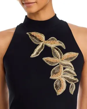 Chiara Boni La Petite Robe Embellished Midi Dress