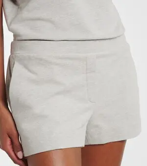 Norma Kamali Cotton-blend Jersey Shorts