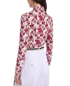 La DoubleJ Fitted Shirt With Geometric Print