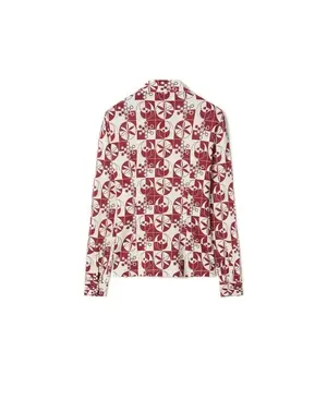 La DoubleJ Fitted Shirt With Geometric Print