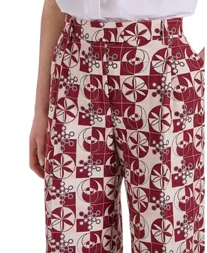 La DoubleJ Printed Loose Wide Leg Pants