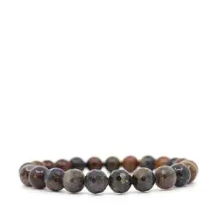 SHAR OKE Neutrals Pietersite & Sapphire Bracelet