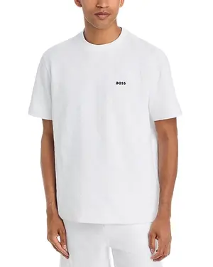 BOSS Tennis Member Ball Pattern Logo T-shirt - White