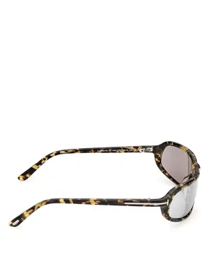 TOM FORD Rectangular Sunglasses 64mm