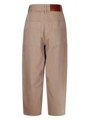 Studio Nicholson Chalco Cropped Jeans - Brown