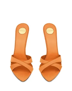 Saint Laurent Kirat High Heel Sandals - Orange