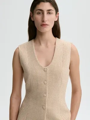 BY MALENE BIRGER Merlin Boucle Waistcoat