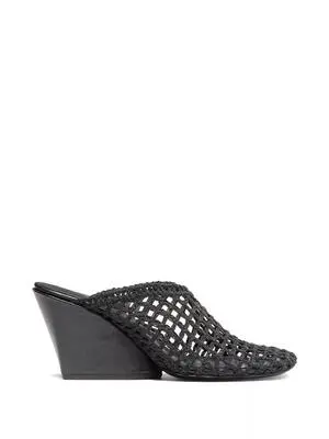 Proenza Schouler Slant Crochet Wedge Mules