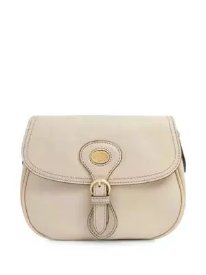 THE BRIDGE Leather Cross Body Bag - Neutrals