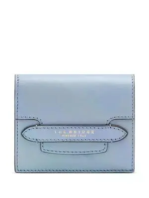 THE BRIDGE Logo-print Leather Wallet - Blue
