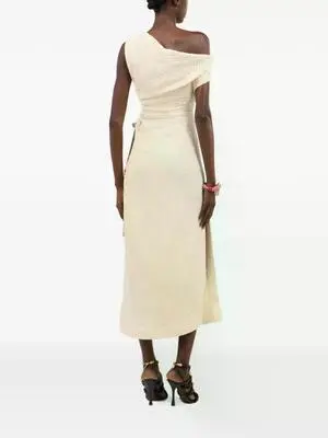 Roberto Cavalli One-shoulder Cutout Dress