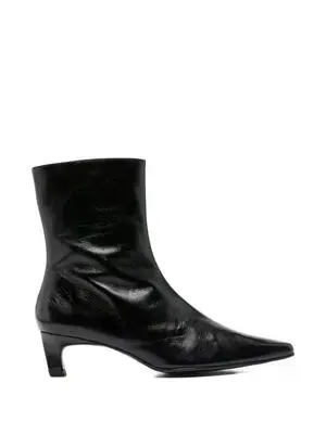 ALOHAS Pointed-toe Kitten-heel Boots