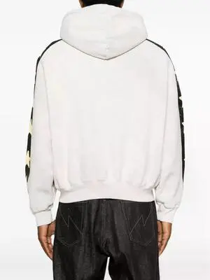 SECND SLF Star-print Zip-up Hoodie