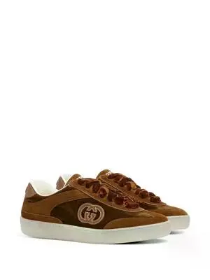 Gucci Interlocking G Velvet Sneakers