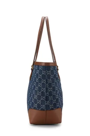Gucci Ophidia Gg Denim Tote