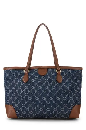 Gucci Ophidia Gg Denim Tote