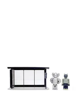 KAWS X Medicom Bus Stop Series Volume 3 Vinyl Figurine - Silver