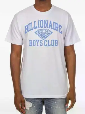 BILLIONAIRE BOYS CLUB College Logo-print Short-sleeve T-shirt - White