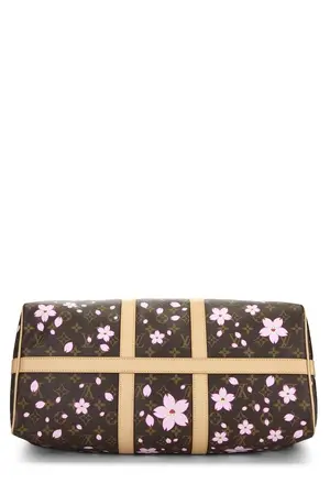 LOUIS VUITTON X Takashi Murakami Monogram Blossom Keepall Bandouliere 45 - Brown