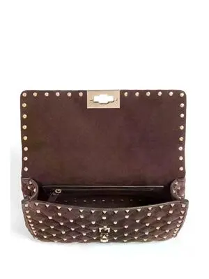 Valentino Garavani Rockstud Spike Medium Suede Bag