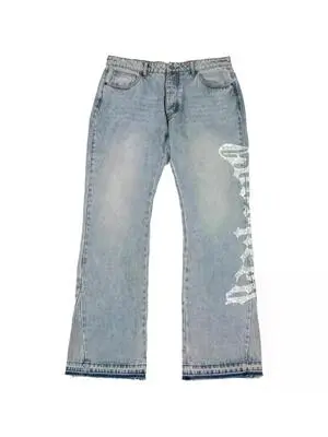 GODSPEED Logo Flared Jeans - Blue