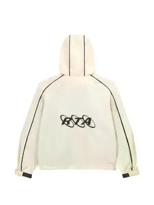 RtA Zayden Logo-print Jacket - Neutrals