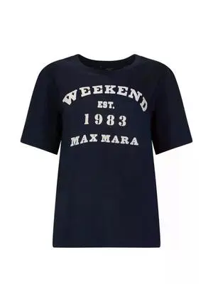 Max Mara Logo Print Cotton T-shirt