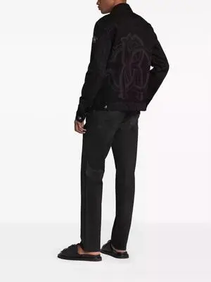 Roberto Cavalli Straight-leg Coated Jeans